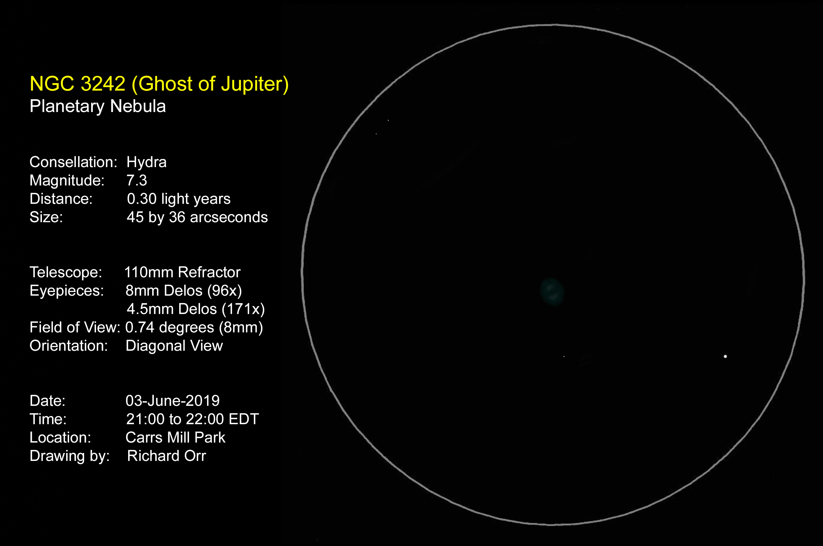 Apod 2005 October 29 Ngc 3242 The Ghost Of Jupiter